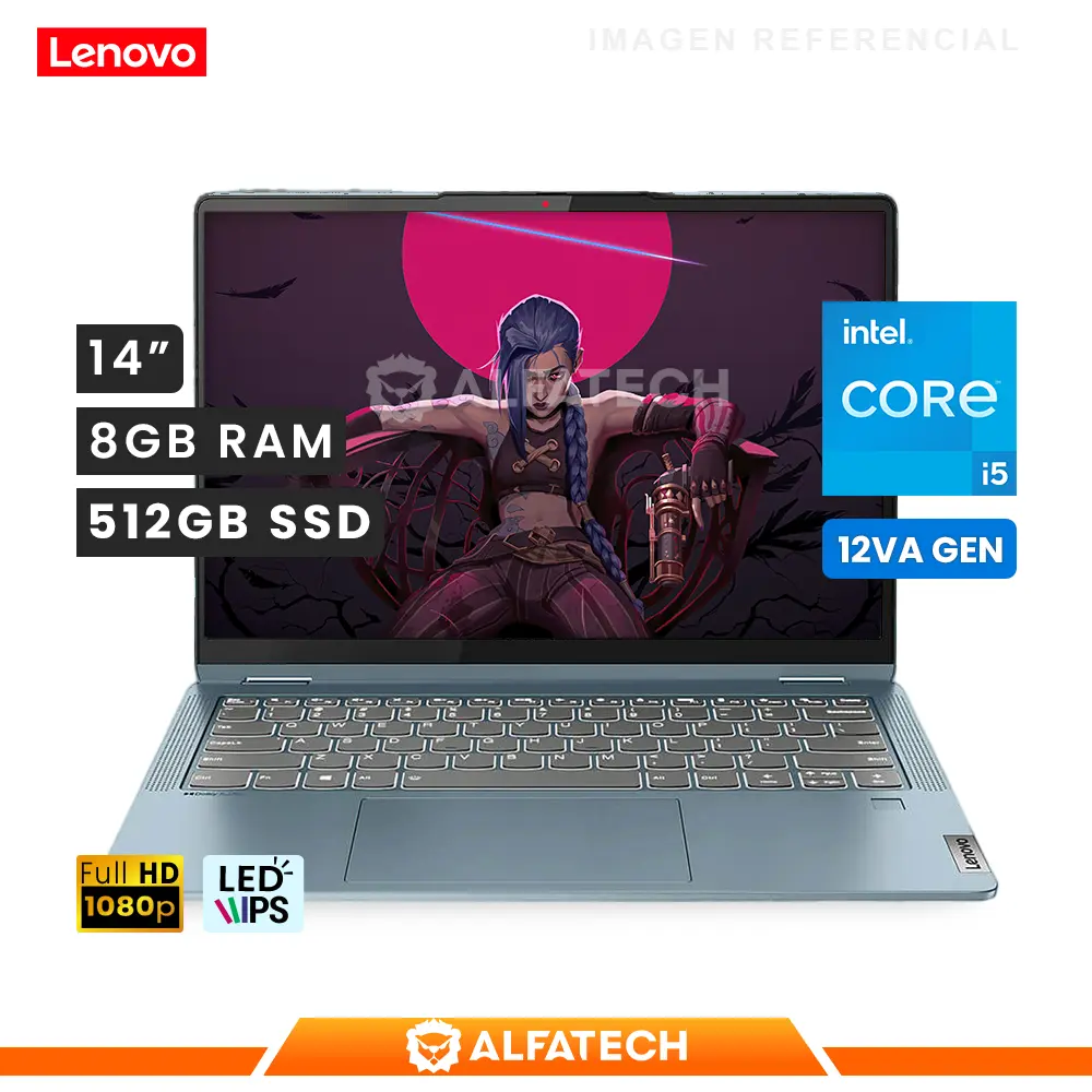 LAPTOP LENOVO IDEAPAD FLEX 5 14IAU7 INTEL CORE I5 1235U 8GB RAM 512GB ...